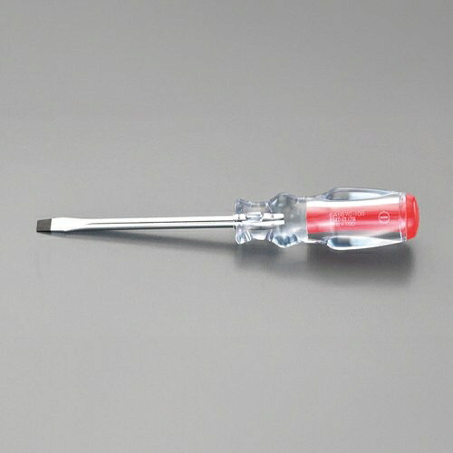 仕様：●メーカー:ESCOオリジナル●刃幅:(-)6mm●刃厚:0.8mm●軸径:6mm●軸長:100mm●耐油・耐薬品・耐衝撃性に優れたアセテート樹脂を使用したクリスタルハンドル●先端マグネット付き●安心の日本製商品画像に関する注意事項：...