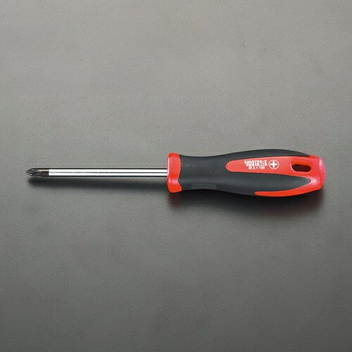 仕様：●メーカー:ESCOオリジナル●先端:(+)#3●軸径:8.0mm●軸長:150mm●生産国:日本●ハンドルはエラストマー樹脂を用いたエアークッション仕様で手になじむグリップ感●先端マグネット付き●水銀は含まれていません。商品画像に関...