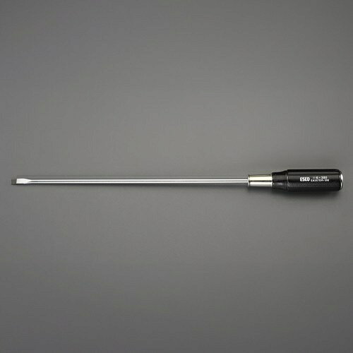仕様：●メーカー:ESCOオリジナル●刃幅:(-)10mm●刃厚:1.2mm●軸長:300mm●生産国:日本●貫通柄の為、ハンマーでたたけます。●木柄タイプ●先端マグネット付き商品画像に関する注意事項：●画像に数字等の情報が入っている場合は...