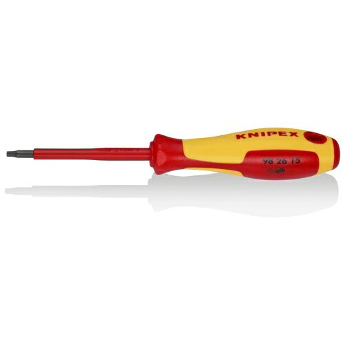 仕様：●メーカー:KNIPEX(クニペックス)●型番:98 26 15●サイズ:T15●軸長:80mm●全長:185mm●ハンドル長:107mm●非絶縁のブレード長:15mm●重量:58g●1000V絶縁●疲労を軽減し最適な力を伝えられる、...