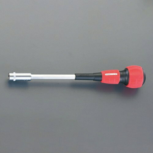 仕様：●メーカー:ESCOオリジナル●サイズ:13mm●軸長:150mm●重量:180g●生産国:日本●六角ナット用●すべりにくく力が入るスリット形状のグリップ●耐薬品・耐油性に優れている特殊樹脂を使用商品画像に関する注意事項：●画像に数字...