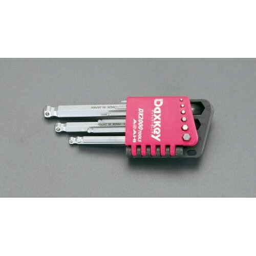 仕様：●メーカー:旭金属工業(ASAHI)●型番:DWS0910●商品名:ダックスキー六角棒レンチ●サイズ:1.5・2・2.5・3・4・5・6・8・10mm(9本組)●軸長:50~125mm●材質:3mm以下のサイズ:特殊合金鋼4mm以上の...