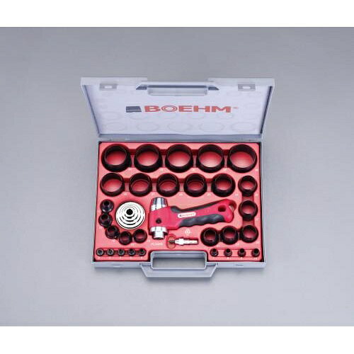 仕様：●メーカー:BOEHM●:ポンチ×29個、衝撃吸収式打撃ハンドル(EA576F-510)×1個、チャック(EA576F-511)×1個、センターピン×1個●ポンチサイズ:φ2・3・4・5・6・7・8・9・10・11・13・15・17・...