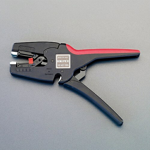 仕様：●メーカー:KNIPEX(クニペックス)●型番:1242195●能力:0.03~10.0mm2●皮むき長さ:5~20mm●全長:195mm●重量:136g●材質:本体:強化プラスチック刃:特殊工具鋼(油焼入)●AWG 32~8●心線を...