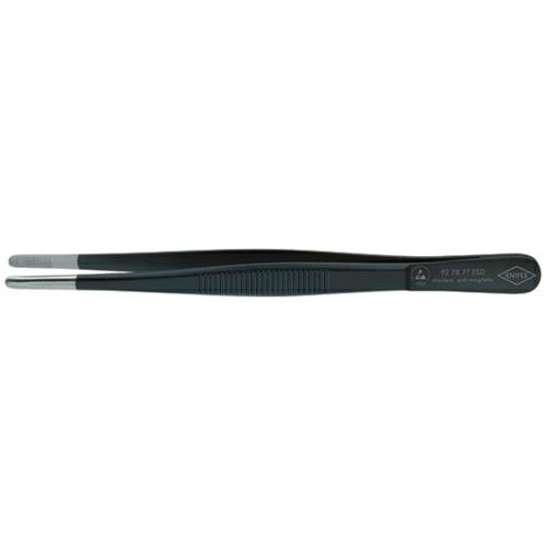 仕様：●メーカー:KNIPEX(クニペックス)●型番:927877ESD●材質:ステンレス製●全長:145mm●先端:直・細●先端幅:3.5mm●重量(g):27●先端ギザ付●ESDコーティング:表面抵抗約105Ωのつや消し黒仕上げ商品画像...