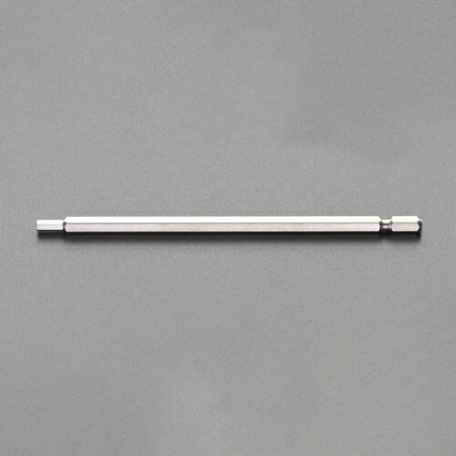 仕様：●メーカー:ESCOオリジナル●サイズ:2mm●軸径:6.35mm●全長:100mm●材質:クロムモリブデンバナジウム鋼●充電・電動ドライバー用(インパクト対応)商品画像に関する注意事項：●画像に数字等の情報が入っている場合は、　品番...