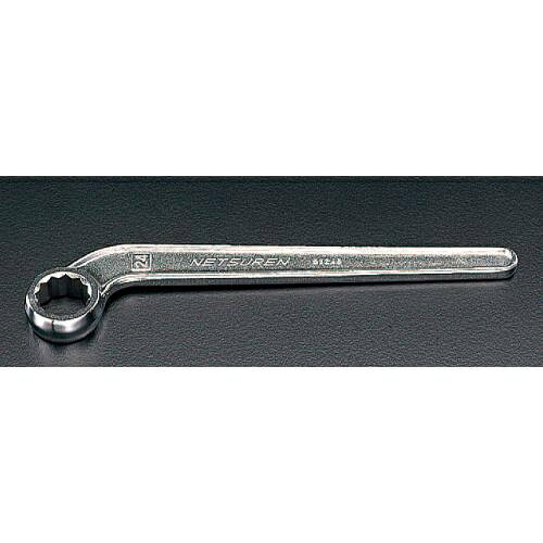 仕様：●メーカー:三木ネツレン●型番:L0642●サイズ:46mm●厚み:24mm●全長:414mm●材質:クロムモリブデン鋼(クロームメッキ)●重量:980g●12ポイント●曲柄商品画像に関する注意事項：●画像に数字等の情報が入っている場...