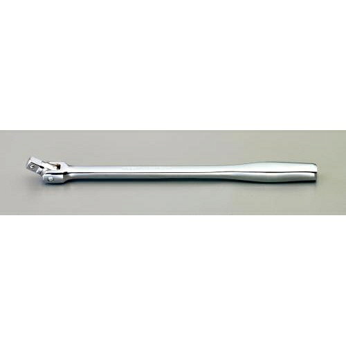 仕様：●差込角:3/8”●全長:273mm●材質:スチール●重量:298g●ヘッド部分は7つの角度をつける事が出来るため、奥まった場所等への作業に最適です●スチールピンとテンションワッシャー構造により強度を高め、ジョイントの固着やロックを防...