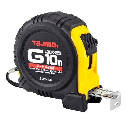仕様：●メーカー:TJMデザイン(TaJIma)●型番:GL25100BL●商品名:Gロック●全長:10m●幅:25mm●重量:535g●材質:バネ・テープ:スチールケース:ABS樹脂カバー:エラストマー樹脂●落下時の衝撃から守るアーマード...