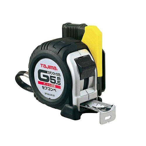 仕様：●メーカー:TJMデザイン(TaJIma)●型番:SFGSL25-55BL●商品名:Gステン●全長:5.5m●幅:25mm●重量:360g●対応ベルト:幅:60mm以内厚さ:5.5mm以内●材質:バネ・テープ:ステンレスケース:ABS...