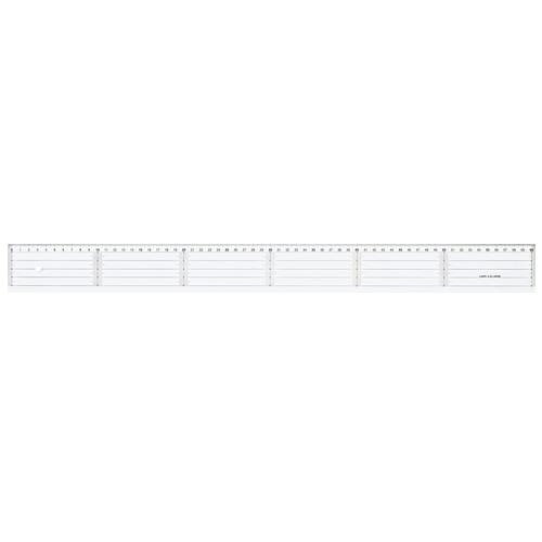 仕様：●メーカー:ライオン事務器(LION)●型番:27012●目盛:60cm●サイズ:608×60×3(t)mm●材質:アクリル●縦のラインも測れます(1mm単位)●5cmごとの数字が大きくなっている見やすい定規です。商品画像に関する注意...
