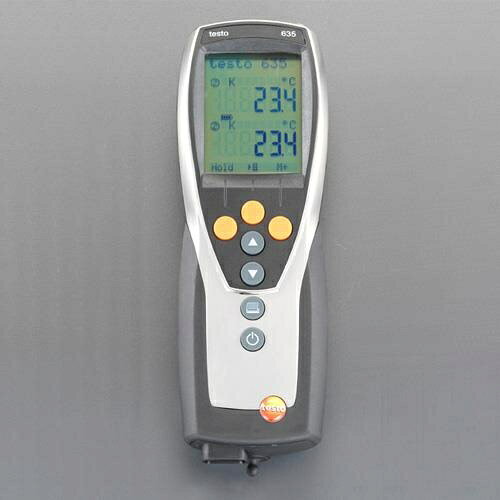 仕様：●メーカー:テストー(testo)●型番:05606351(testo635-1)●測定項目:温度、湿度、絶対圧●測定範囲:温度:-200~1370°C(TypeK)、-200~400°C(TypeT)NTC:-40~50°C、湿度:...
