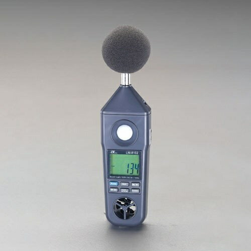 仕様：●メーカー:FUSO●型番:LM-8102●測定項目:騒音、風速、照度、温度、湿度●測定単位:騒音:dB風速:m/s、km/h、mile/h、knot照度:Lux、Ft-cd温度:°C湿度:%RH●騒音測定範囲:35~130dB●風速...