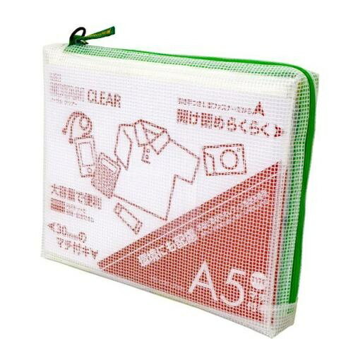 仕様：●メーカー:サクラクレパス●型番:UNCM-A5#29●シリーズ:ノータム●規格:A5●サイズ:190×250×30mm●色:緑●材質:非塩ビ系オレフィン生地●表示ポケット付●底部に30mmのマチ付で厚みのある収納物にも対応。●糸で補...
