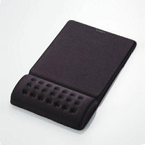 仕様：●メーカー:エレコム●型番:MP-095BK●サイズ:135(W)×220(D)×25(H)mm●重量:278g●カラー:ブラック●材質:表面生地・リストレスト部:ポリウレタンベース:エラストマー●ディンプル加工でサラッと快適。●手首...