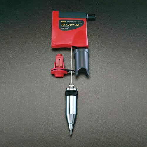 仕様：●メーカー:ムラテックKDS●型番:SF-16B●糸長さ:4.5m●下げ振り重量:400g●本体重量:660g●糸の材質:ナイロン●サイズ:110×34×195mm●材質:本体:ABS樹脂下げ振り:真鍮メッキ●自動巻取付●マグネット付...