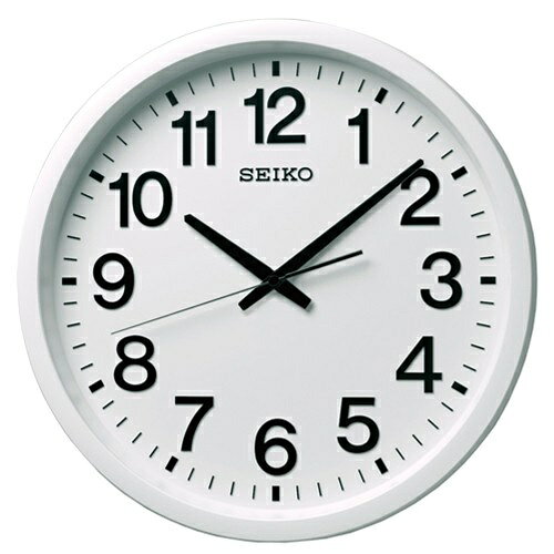 仕様：●メーカー:セイコー(SEIKO)●型番:GP202W●電源:単2電池×6本(付属)※マクセル アルカリ乾電池「ボルテージ」をご使用ください。●サイズ:φ390×63mm●重量:1.9kg●材質:プラスチック枠(白塗装)前面:ガラス●...