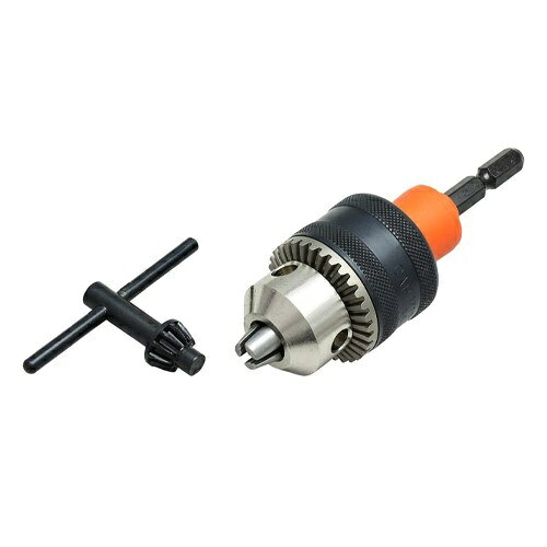 仕様：●メーカー:アネックスツール(Anex)●型番:AKL-250●チャック能力:1.5~10mm●六角シャンク:1/4”(6.35mm)●材質:本体:鉄・合金鋼・クロムモリブデンバナジウム鋼・TPE六角シャンク部:合金鋼・クロムモリブデ...