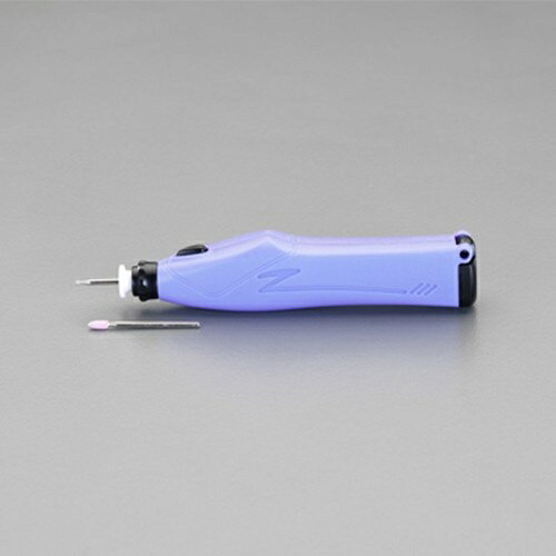 仕様：●電源:単4電池×2本(別売)●回転数:11000rpm●チャック:φ2.35mm●全長:205mm●材質:ABS樹脂●重量:96g●付属品:ダイヤモンドビット×1本金属用(WA)軸付砥石×1本●電池式&軽量で、手軽に使用が可能なハン...