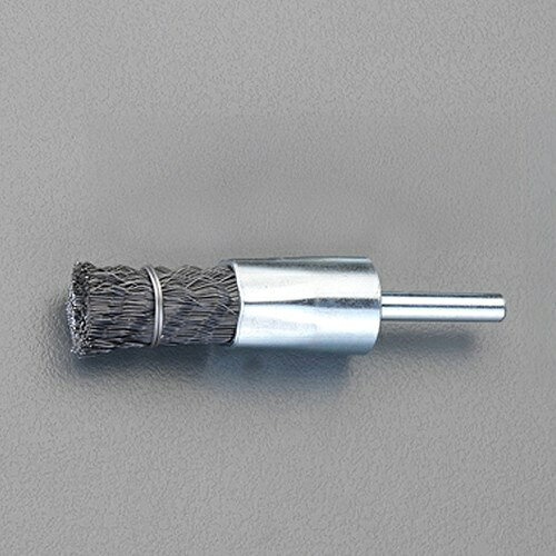 仕様：●外径:25mm●線径:0.3mm●毛丈:33mm●最大回転数:2,000rpm●軸径:6.0mm●材質:スチール●軸長:24mm●全長:96mm●【注意】・作業をする時は必ず保護メガネやフェイスシールドを装着して目の安全を確保してく...