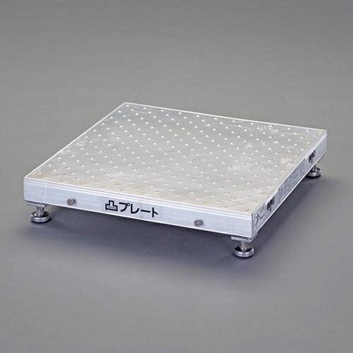 仕様：●メーカー:アルインコ(ALINCO)●型番:LFP-0404S●最大使用荷重:100kg●天板サイズ:450×450mm●天板高さ(m):0.09~0.12●天板の厚み:板厚:3mm凸:1.2mm●段数:1●重量(kg):3.8●設...