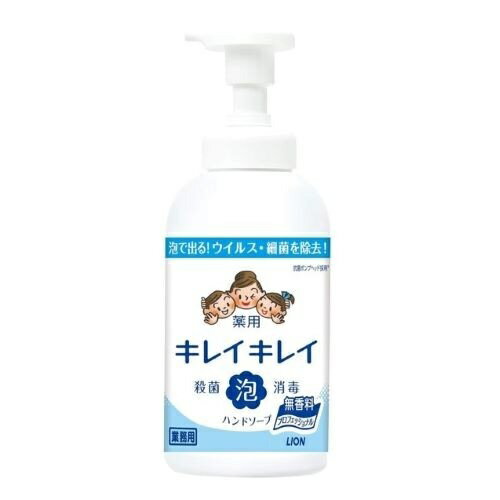 仕様：●内容量:550ml●無香料●医薬部外品●弱アルカリ性●殺菌成分配合●きちんと殺菌し、バイ菌から手肌を守ります。●きめ細かな泡が汚れをキャッチ。●バイ菌を増やさない抗菌ポンプヘッド●泡切れがよく、すすぎが早いので、洗いあがりがぬるつき...