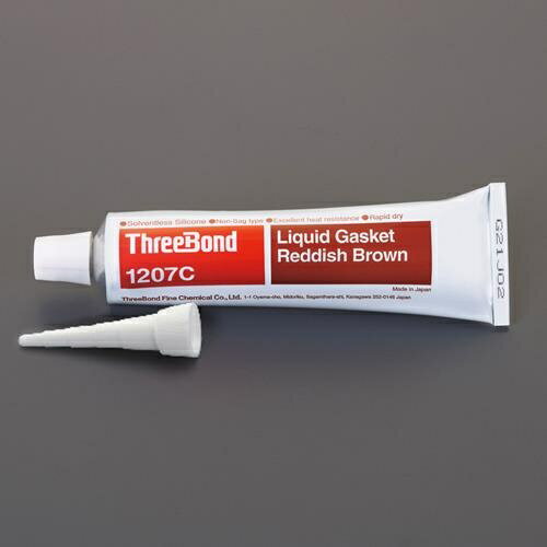 仕様：●メーカー:スリーボンド●型番:1207C●内容量:150g●使用温度範囲:-60~200°C●色:赤褐色●硬化時間:3分(23°C/50%条件下で)●仕様:液状●耐熱温度範囲:200°C●完全硬化時間:24時間で2.8mmほど(23...