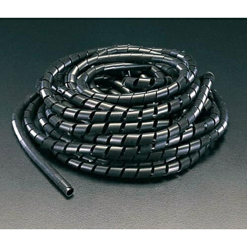 仕様：●内径:16.4mm●外径:19mm●幅:18mm●厚み:1.3mm●全長:10m●ラッピング範囲:15~100mm●耐熱温度:75°C●溶解温度:115°C●材質:ポリエチレン●色:黒●フレキシブルでワイヤーに沿って簡単に結束できま...