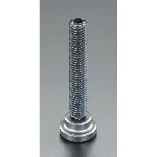 仕様：●メーカー:イマオコーポレーション●型番:BJ746-16003●ねじサイズ:M16●全長:130mm●パッド径:32mm●六角穴対辺:8mm●スイベル角:9°●材質:ボルト:SCM435パッド:S45C焼入焼戻、四三酸化鉄皮膜●重量...