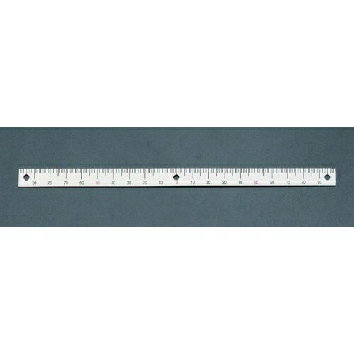 仕様：●メーカー:イマオコーポレーション●型番:ES2N-U100100●全長:200mm●ねじ止め穴間:95mm●φ3.5貫通穴数:3●目盛読取方向:中心振分(上目盛)●材質:アルミ(A1050P)●重量:3.2g●ねじ止めタイプ●目盛り...