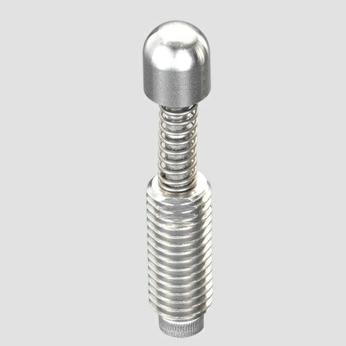 仕様：●メーカー:イマオコーポレーション●型番:SEPR08-08-SUS●ねじサイズ:M8●ストローク:7.6mm●全長:44mm●バネ力:1.5~7.4N●材質:本体・ピン・スプリング:SUS304●質量:10g●入数:1個●先端ラウン...