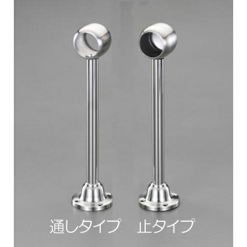 仕様：●用途:クローゼット内のハンガーパイプ取付など●仕様:止め(エンド)用●材質:ステンレスSUS304●適用パイプ径:25mm●プレート径:56mm●全高:233mm●取付穴数:4●取付穴径:3.8mm●付属品:取付ビス(皿3.5×25...