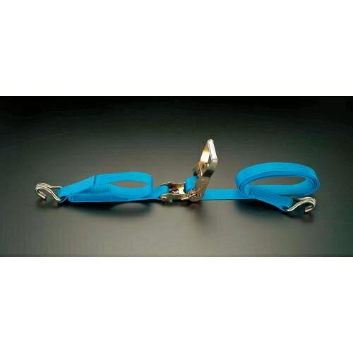 仕様：●メーカー:テザック●型番:R30K AD010-AD050A●ベルト材質:ポリエステル●使用荷重:750kg●固定側:1m●調整側:5m●フック内径:22mm●ベルト(幅×厚み):50×2.0mm●重量:2.1kg●スチールバックル...
