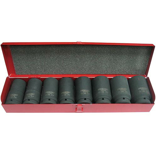 特長：ケース入り。用途：仕様：差込角(”SQ)：3/4セット内容／付属品：ディープインパクトソケット：26・27・29・30・32・35・36・38mm(24259・24260・24262・24263・24265・24268・24269・2...