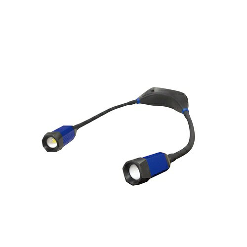 特長：首にかけてハンズフリーで使えます。2つのボタンで左右のライトをそれぞれ点灯できます。調光機能で、お好みの明るさで使えます。(15-150ルーメン/1灯）アーム部分をフレックスに曲げられます。背面のマグネットで壁などに取付けもできます。...
