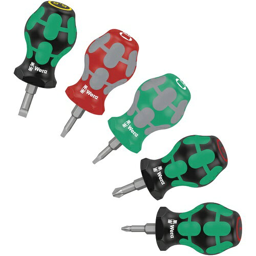 特長：Stubby セット 3 ドライバーセット。手の届きにくい場所に適した、刃の短い、特に小型のドライバー。ハードゾーンとソフトゾーンの便利な組み合わせを備えた2コンポーネントのクラフトフォームハンドルにより、しっかりとしたグリップと正確...