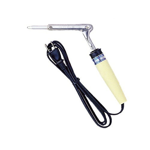 特長：ステンドグラス製作のはんだの盛り上げに使用するはんだこて専用の耐蝕こて先を使用し、美しい加工が行える。作業しやすいL型タイプ。コパーテープに最適全長と重量はコードを除きます。仕様：電源(V)：AC100V 50/60Hz消費電力(W)...