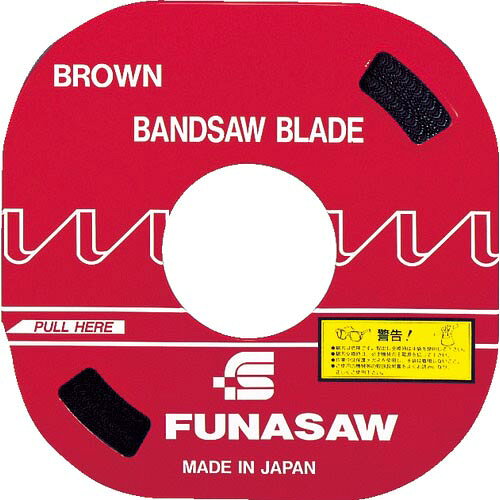 特長：特殊鋼材に威力を発揮する強靭汎用ブレードです。合金工具鋼製の、切削力を増強したコンターマシン用のこ刃です。用途：ダイス鋼などの合金鋼、特殊鋼などの切断に。仕様：山数：14全長(m)：30幅(mm)：3厚さ(mm)：0.65材質／仕上：...