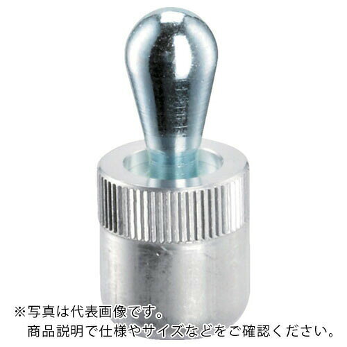 特長：ピンの横方向のバネ力により、ワークを位置決めし、押し当てます。加工品を横方向に押し付けて、位置決めします。用途：基板、プラスチック外装などの軽量物の簡易固定。軽量ワークの横方向の位置決めに。仕様：d2(mm)：3l2(mm)：4d1(...