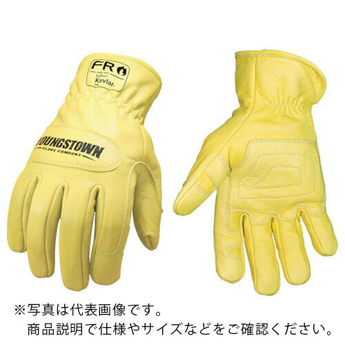 特長：耐火・耐熱・耐突刺・耐切創モデルです。内側ケブラー［［R下］］仕様です。高品質な山羊革を使用し、人間工学に基づき縫製しています。手のひら・指先・拳部は2重構造のため、保護性・耐久性に優れています。仕様：色：黄サイズ：S全長(cm)：2...