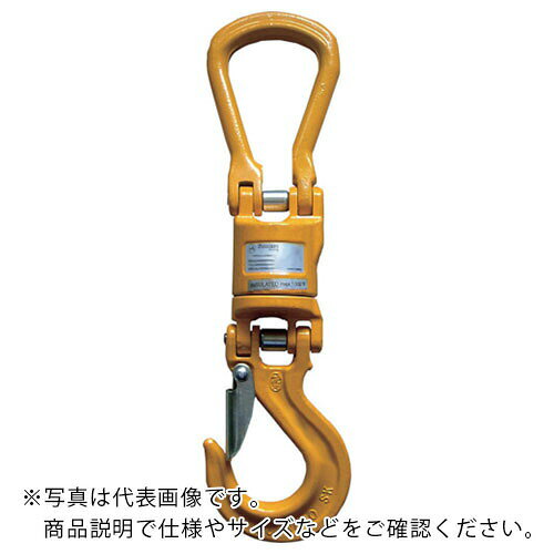特長：絶縁能力は1000Vで吊り上げた状態での溶接作業が安全に行えます。用途：天井クレーンや電気チェーンブロックで溶接物を吊り上げたまま溶接作業用。仕様：基本使用荷重(t)：1.6適合チェーン線径(mm)：8寸法(mm)A：50寸法(mm)...