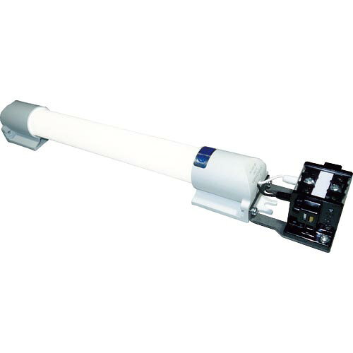 特長：10W型蛍光灯からの切り替えに適した取付ピッチ280mmです。金属とガラスを使用していないため軽量で、輸送振動や設置時の衝撃にも安心です。小型かつシンプルなデザインで、盤内の省スペース化が図られます。盤内使用に適したAC2000V／分...
