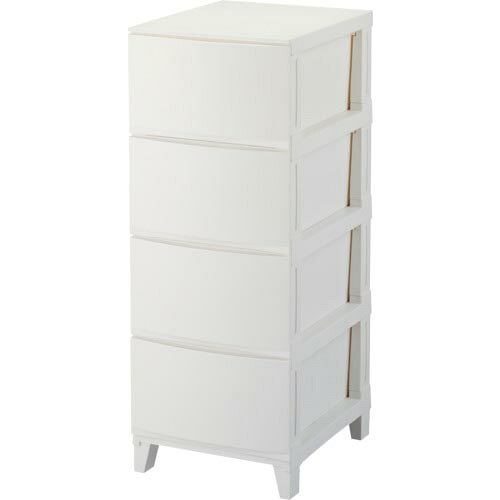 特長：傷がつきにくい、マットな全面パネルです。工具なしで、簡単に組み立てができます。スルッと引き出せてスキッとしまる引き出しです。仕様：引出し数：4色：ホワイト間口(mm)：340奥行(mm)：420高さ(mm)：875引出し内寸(mm)間...