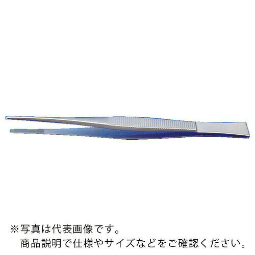 特長：防錆性が高く磁気を帯びにくいです。用途：精密作業に。仕様：全長(mm)：230幅(mm)：13先端形状：直型先端幅(mm)：4.25先端厚さ(mm)：2.65材質／仕上：ステンレス（SUS304）注意：ESD対策仕様品ではありません。...