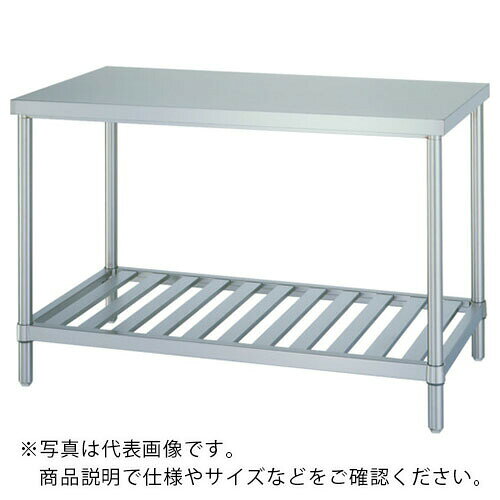 特長：直径φ38mm太径パイプ採用の丈夫な作業台です。高さ850mm以下同一価格です。用途：研究施設・医療・厨房・学校・介護施設・各種工場等仕様：間口(mm)：900奥行(mm)：450高さ(mm)：800均等荷重(kg)：250天板：平天...