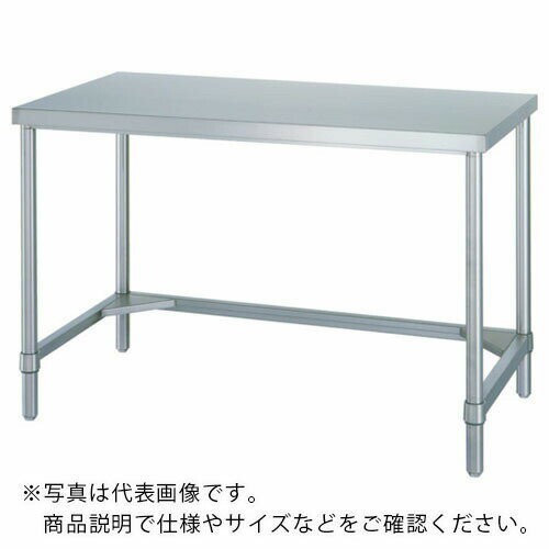 特長：用途に合わせて高さ変更が可能です。(工場オプション)耐食性に優れたSUS304製作業台です。高さ850mm以下同一価格です。直径φ38mm太径パイプ採用の丈夫な作業台です。用途：研究施設、医療、厨房、各種工場等仕様：間口(mm)：18...