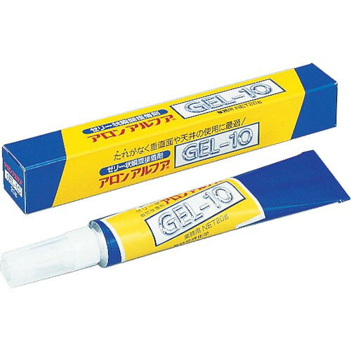 特長：ゼリー状であるため、垂直面に塗布しても垂れません。糸引きがなく塗布しやすくしてあります。用途：木材や多孔質材料の接着。専用硬化促進剤との併用によりポッティングや盛り上げ接着も可能。仕様：色：透明容量(g)：50固着時間(23℃)：5秒...
