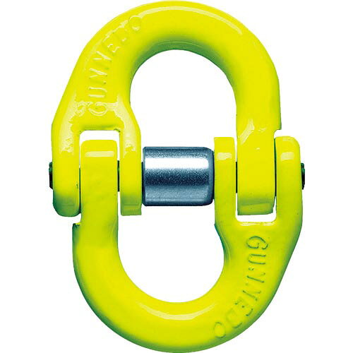 特長：チェーンとマスターリンク・フックなどを接続する金具です。カラーにヘリカルスプリングを採用しています。止め金具は内蔵のヘリカルスプリングによってはハンマー1本で簡単に脱着でき、繰り返し使用しても確実にピンをロックします。用途：チェーンと...