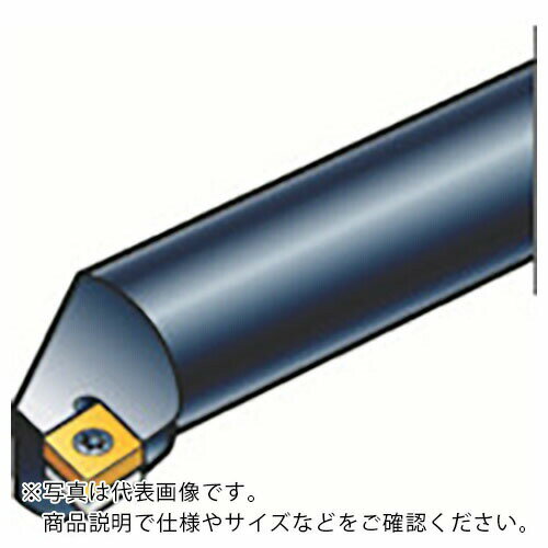 特長：低切削抵抗の内径ボーリングバイトです。内部クーラントにより、チップ寿命の延長と良好な切りくず処理が可能です。高い工具剛性により、突出しの長い加工でも安定した加工が可能です。用途：内径旋削加工用。仕様：適合チップ：CC09ゲージチップ：...