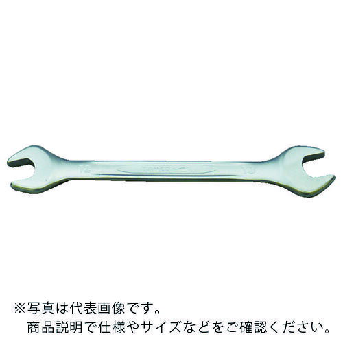 特長：高品質の冷間鍛造製です。サイドオフセット15°のスリムなあごでタイトスペースでの作業性が向上しました。ニッケル・クロムメッキ鏡面研磨仕上げのボロン鋼です。薄肉15度フラットヘッドです。仕様：二面幅寸法(mm)：4.0×5.0全長(mm...
